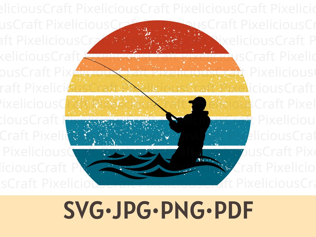 Fishing Svg, Fish Svg, Fisher Svg, Fisherman Svg, Fishing Silhouette ...
