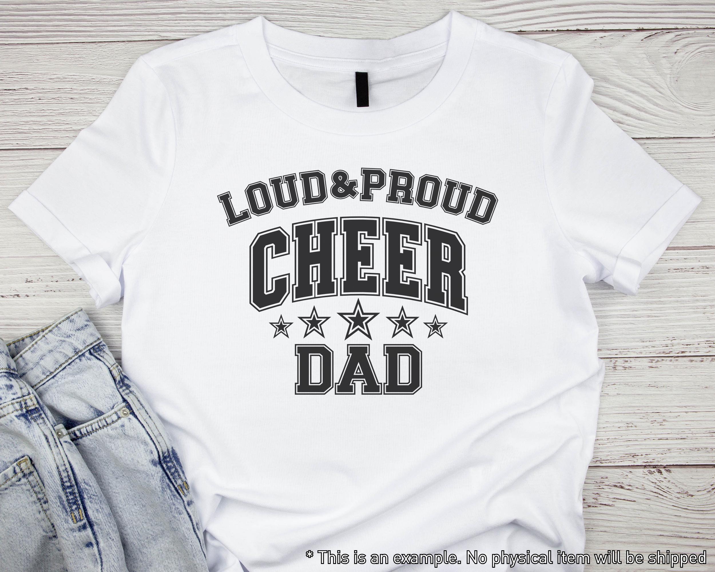 Cheer Dad SVG PNG: Loud & Proud Varsity Design (digital Download) - Etsy