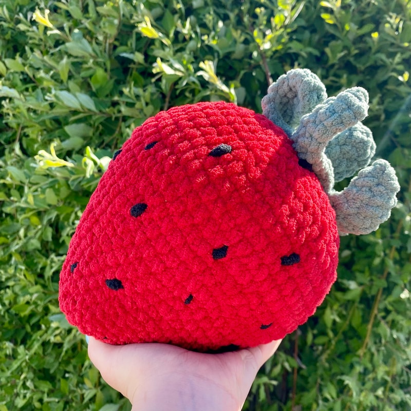 Strawberry Plush - Etsy