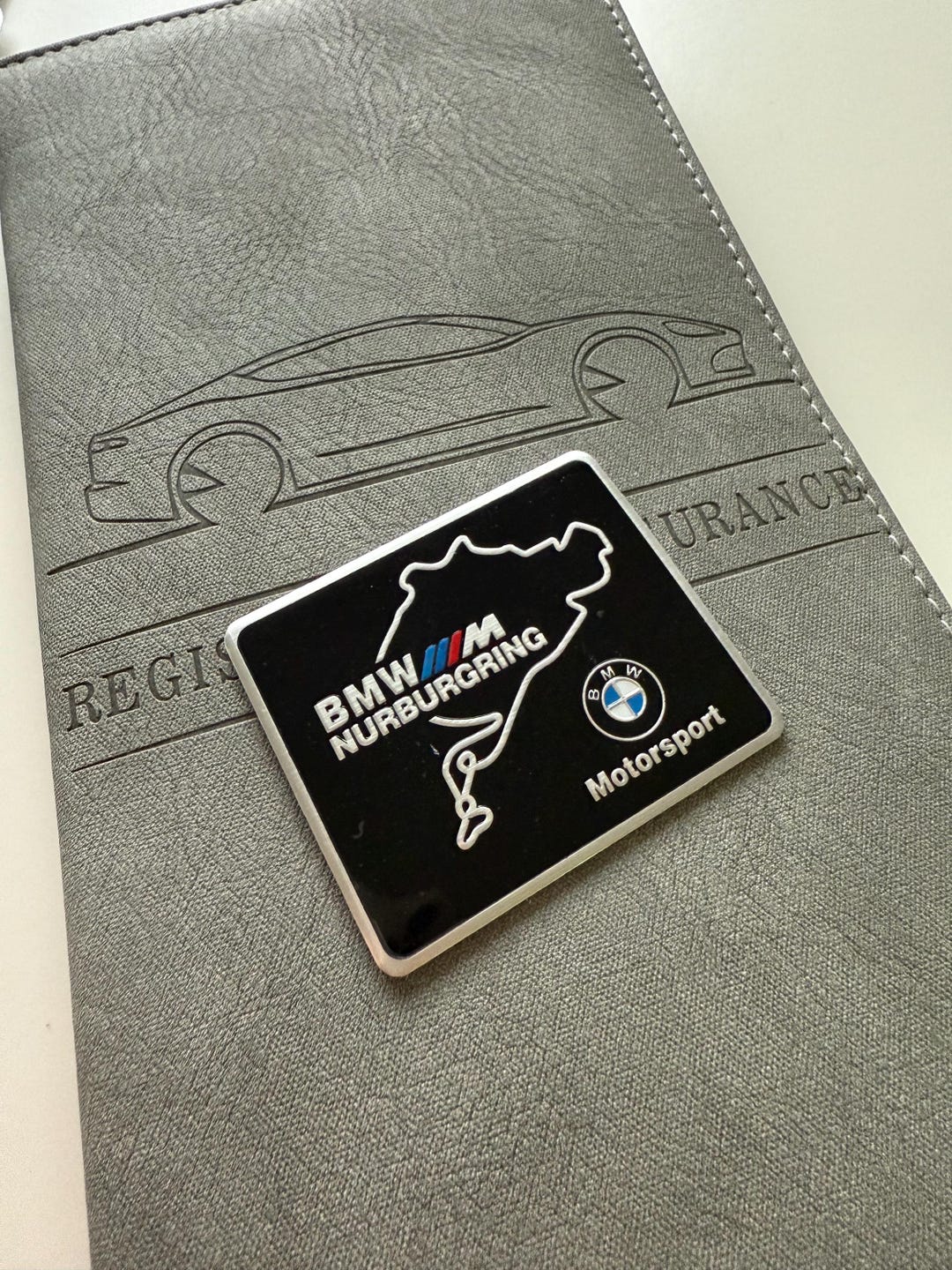 BMW Premium Car Emblem Stickers Square Type Aluminium Custom Metal ...