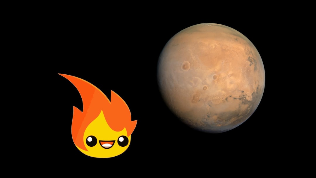 Flaru Original Mars Art + Tokens - Etsy
