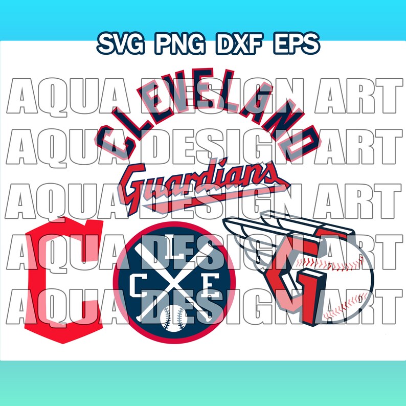 Cleveland Guardianss SVG PNG, Svg Sports Files, Svg for Cricut, Clipart ...