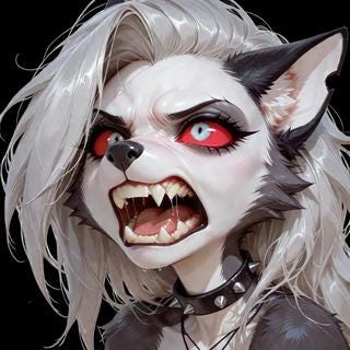 Loona Helluva Boss Emote Sticker Pack - Twitch, Discord, Youtube ...