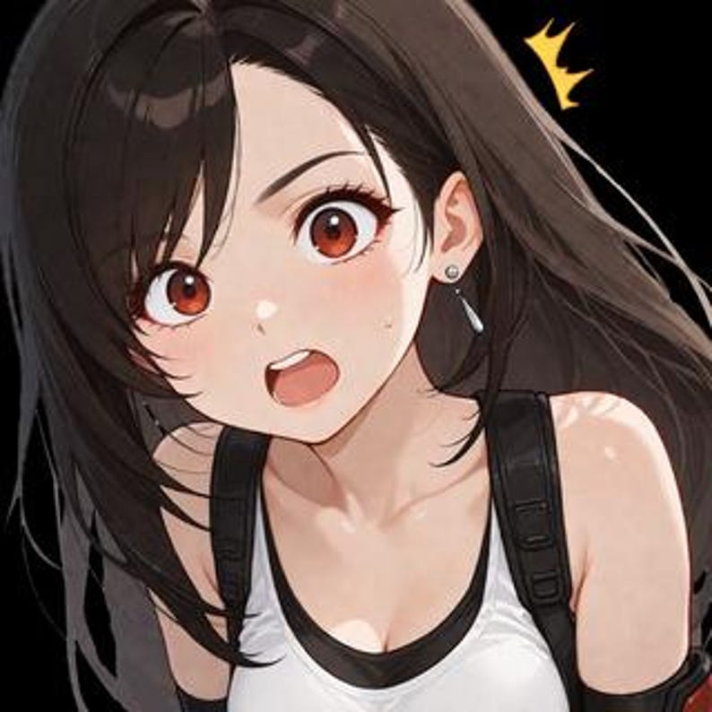 Tifa Lockhart Emote Pack for Twitch, Discord, Youtube – FF7 Stickers ...