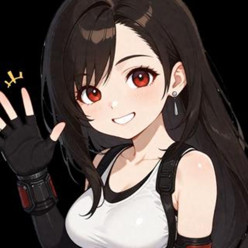 Tifa Lockhart, Final Fantasy, Twitch, Discord, Youtube, Stream Emote ...