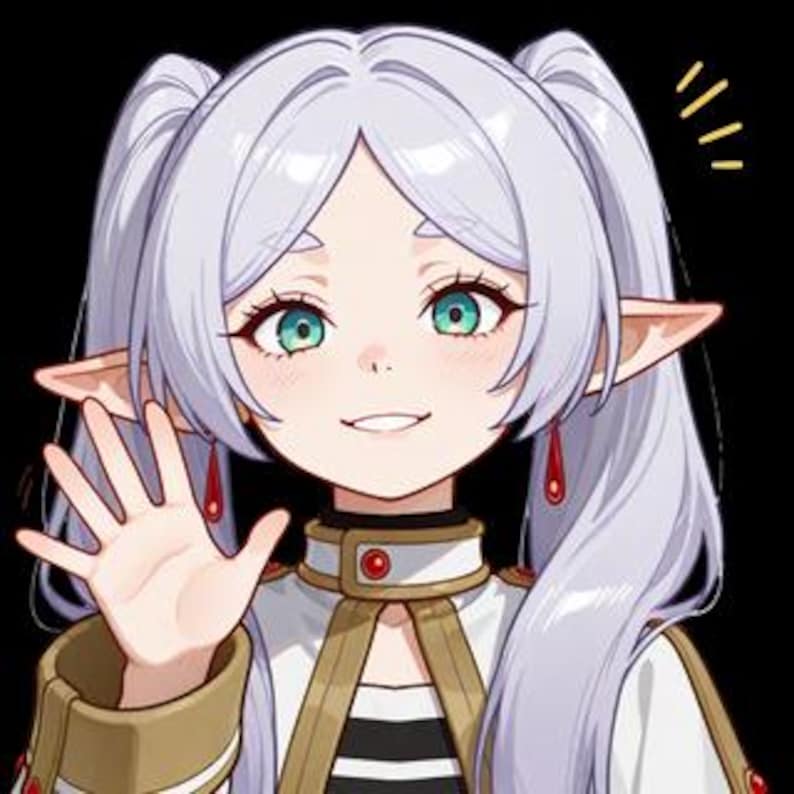 Frieren, Beyond Journeys End, Twitch, Discord, Youtube, Stream Emote ...