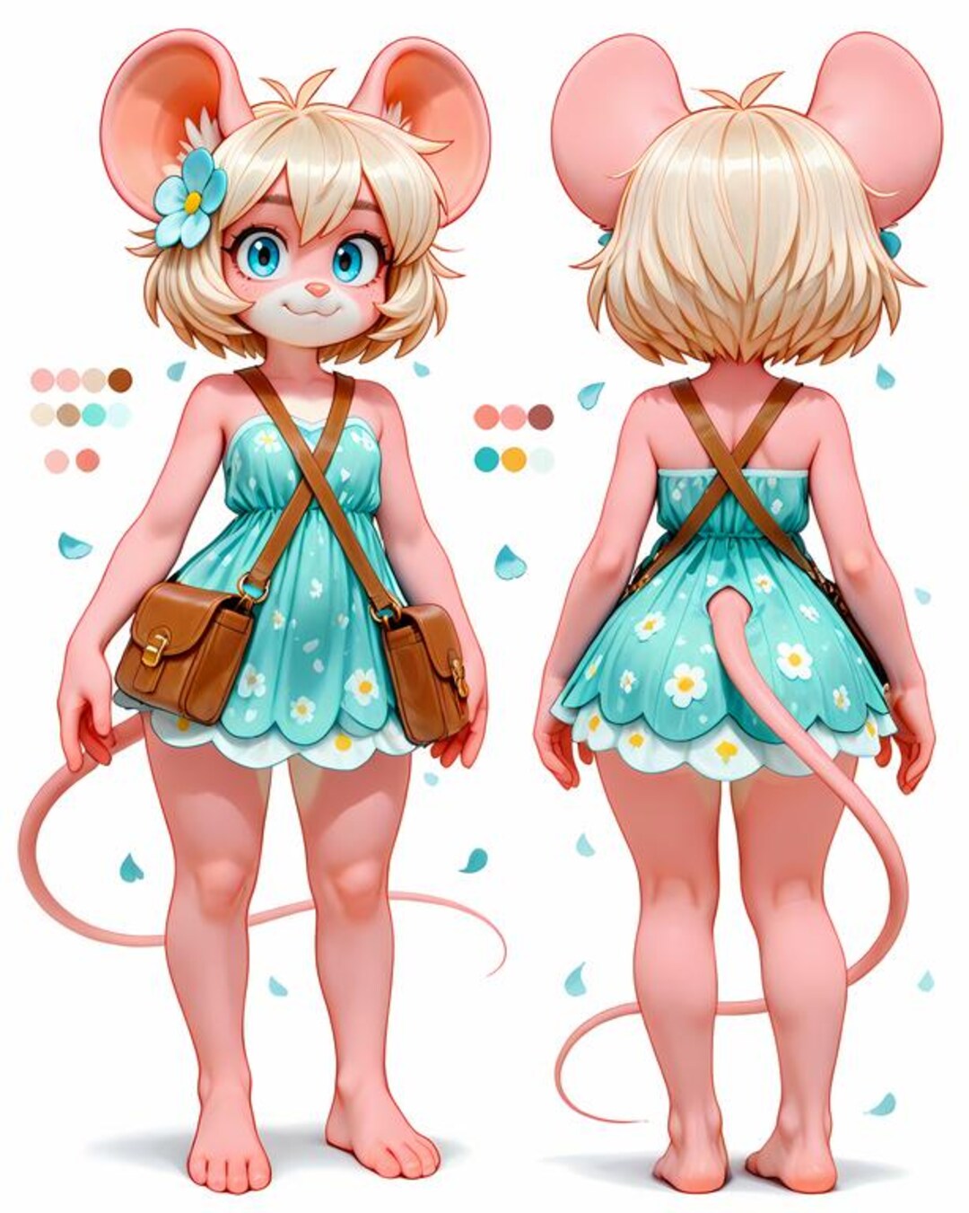 Pastel Mouse Furry Adopt - Unique Collectible - Etsy