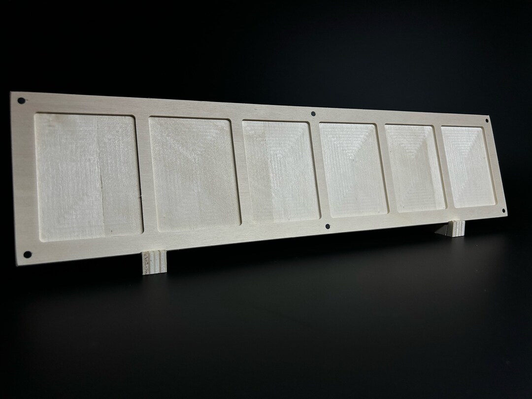 TCG Card Support / Display / Frame Model for 6 Cards Raw to Paint - Etsy