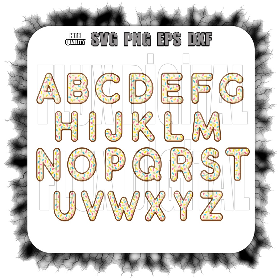 Candy Land Letters, Sweet Alphabet, Donut Letters Clipart Clip Art ...