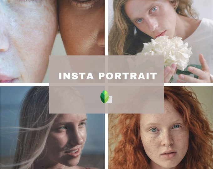 10 Insta Portrait Snapseed Presets, Handmade, Original, One-click and ...