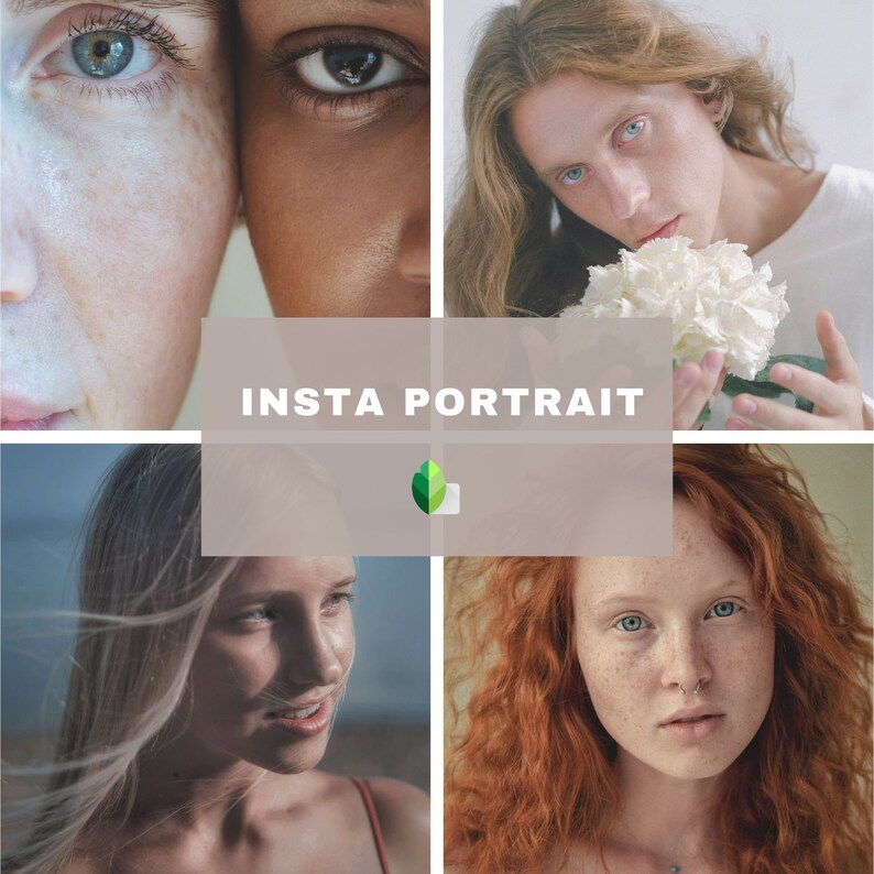 10 Insta Portrait Snapseed Presets, Handmade, Original, One-click and ...