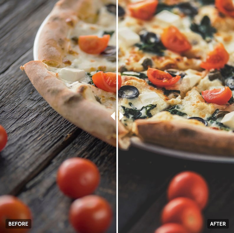 Food Photography Snapseed Presets, Mobile Photo Filters (desktop and ...