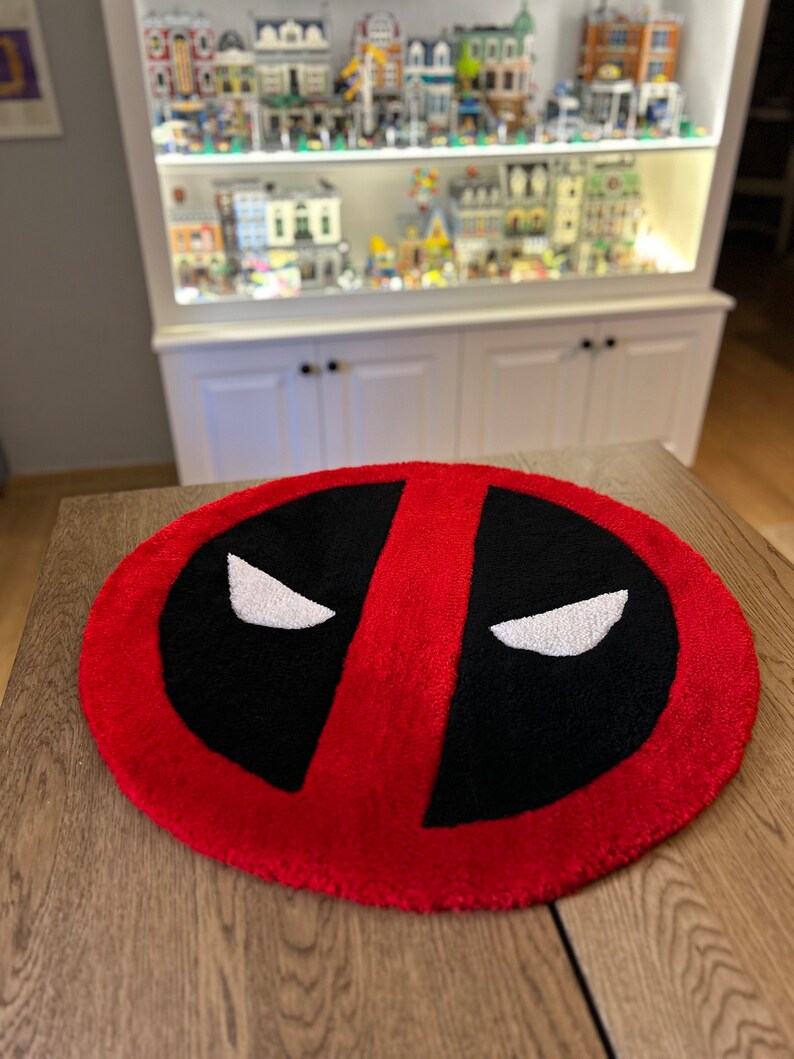Marvel Deadpool Tufted Rug Custom Tufted Rug Tufted Comics Character ...