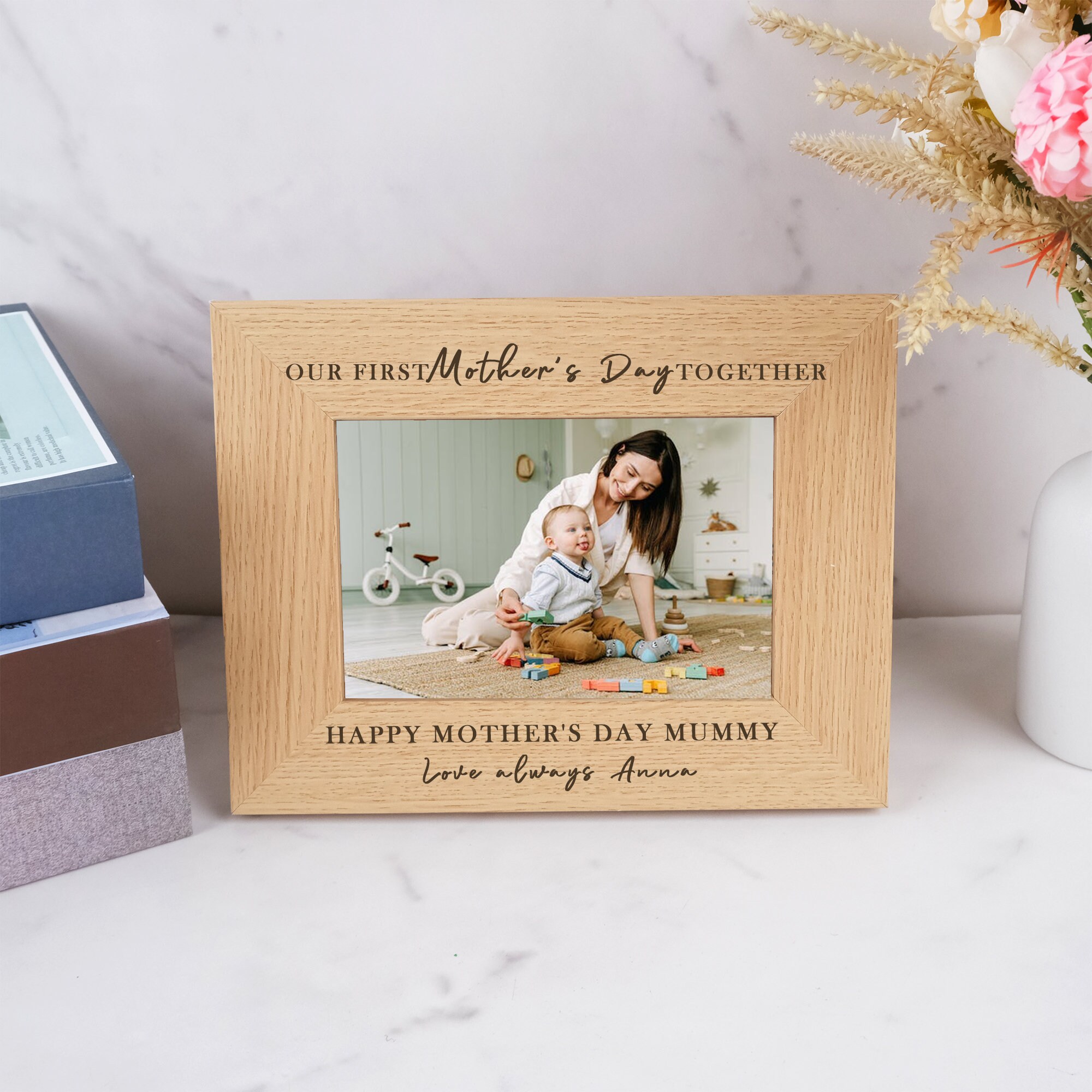 Personalised First Mother’s Day Photo Frame Gift,engraved Personalised ...
