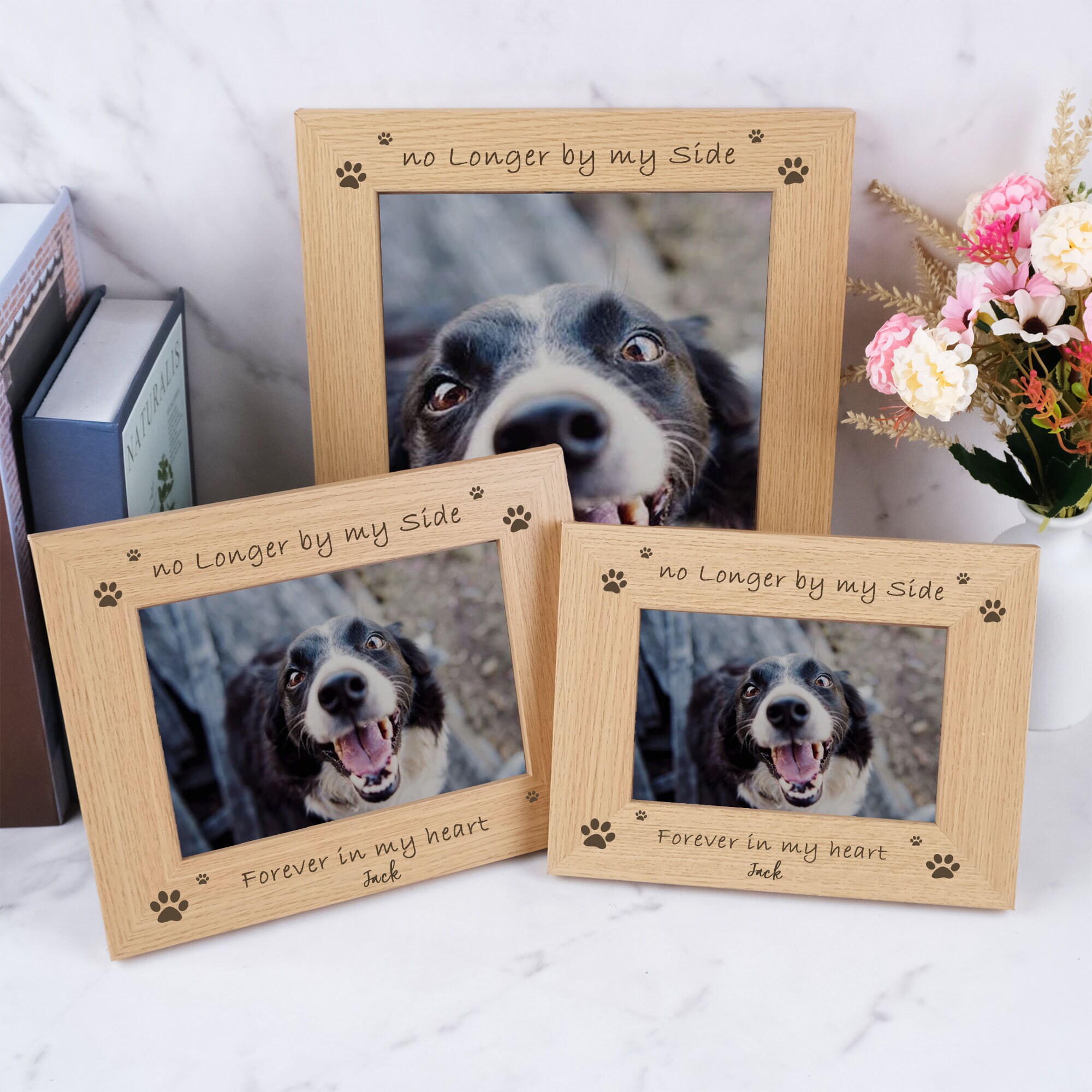 Personalised Dog Memorial Photo Frame,photo Frame Keepsake Engraved ...