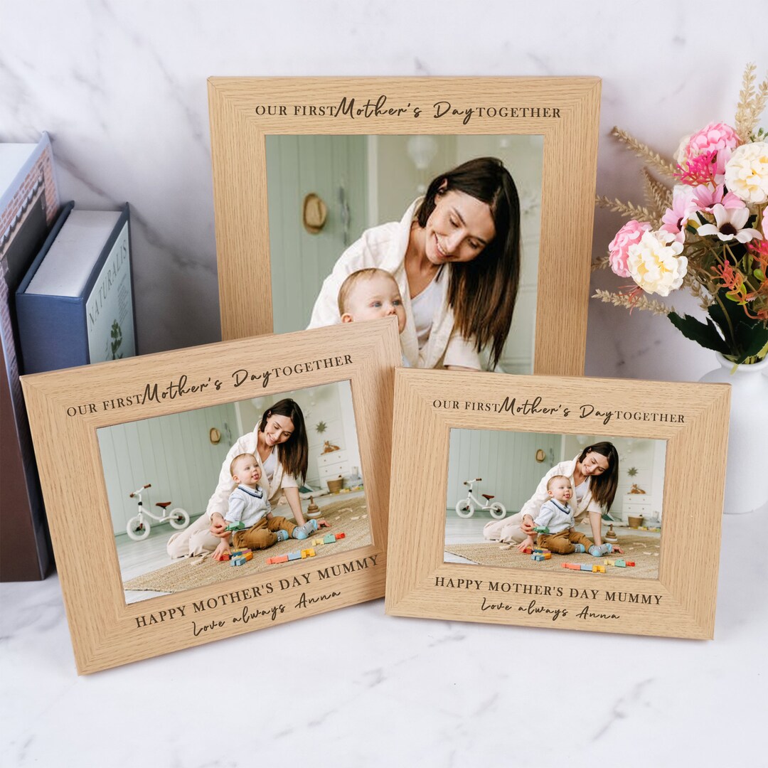 Personalised First Mother’s Day Photo Frame Gift,engraved Personalised ...
