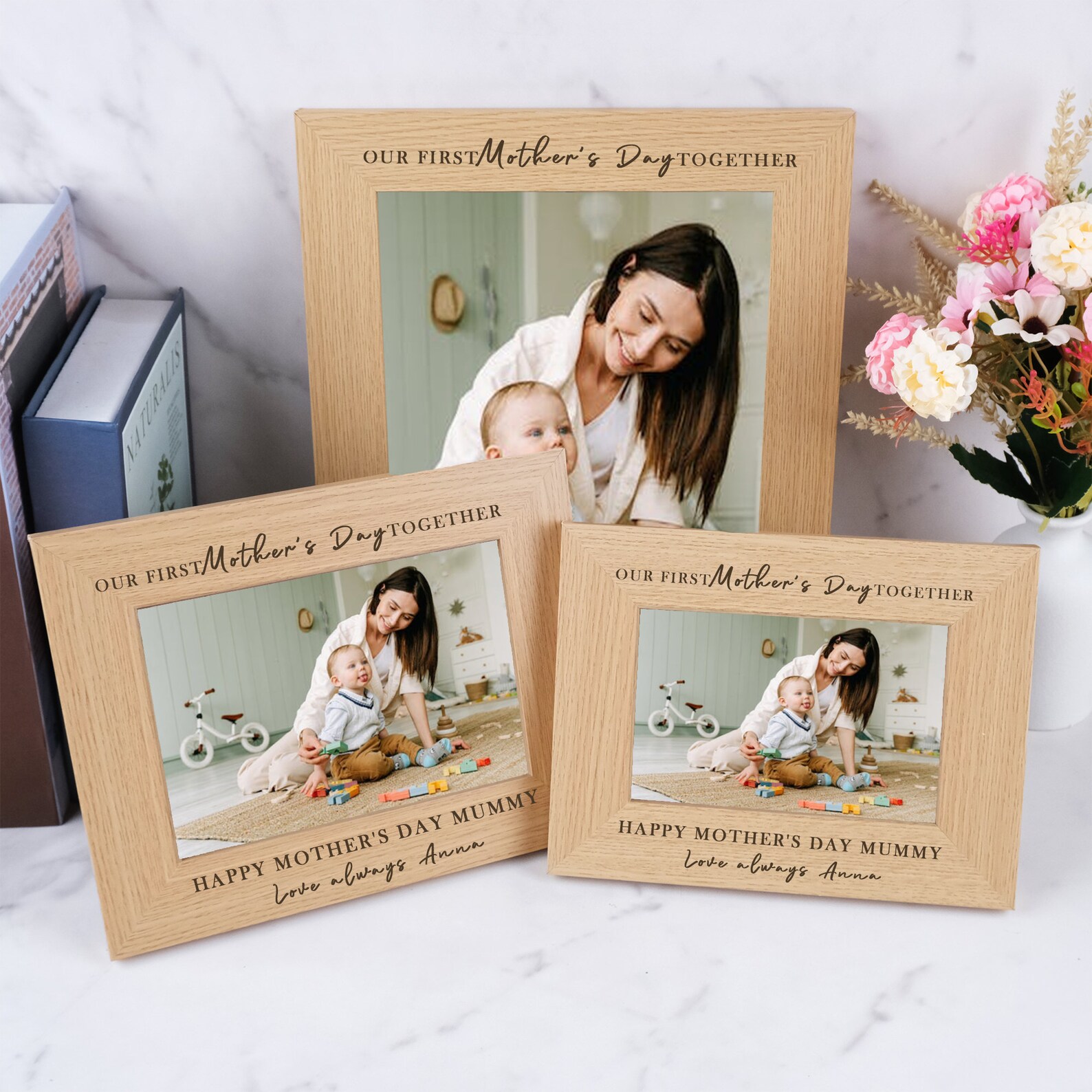 Personalised First Mother’s Day Photo Frame Gift,engraved Personalised ...