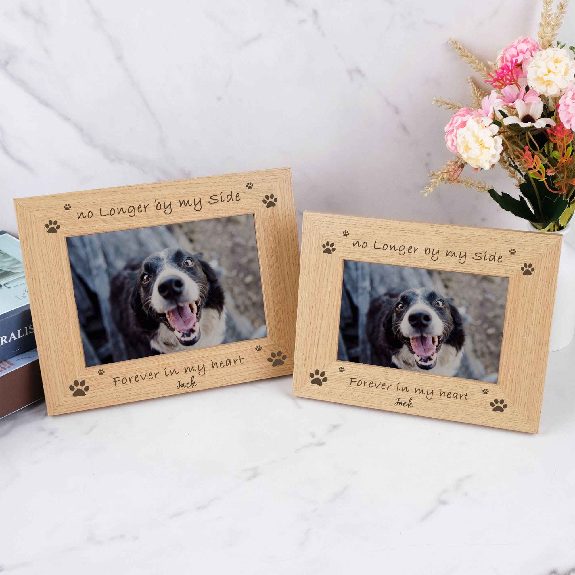 Personalised Dog Memorial Photo Frame,photo Frame Keepsake Engraved ...