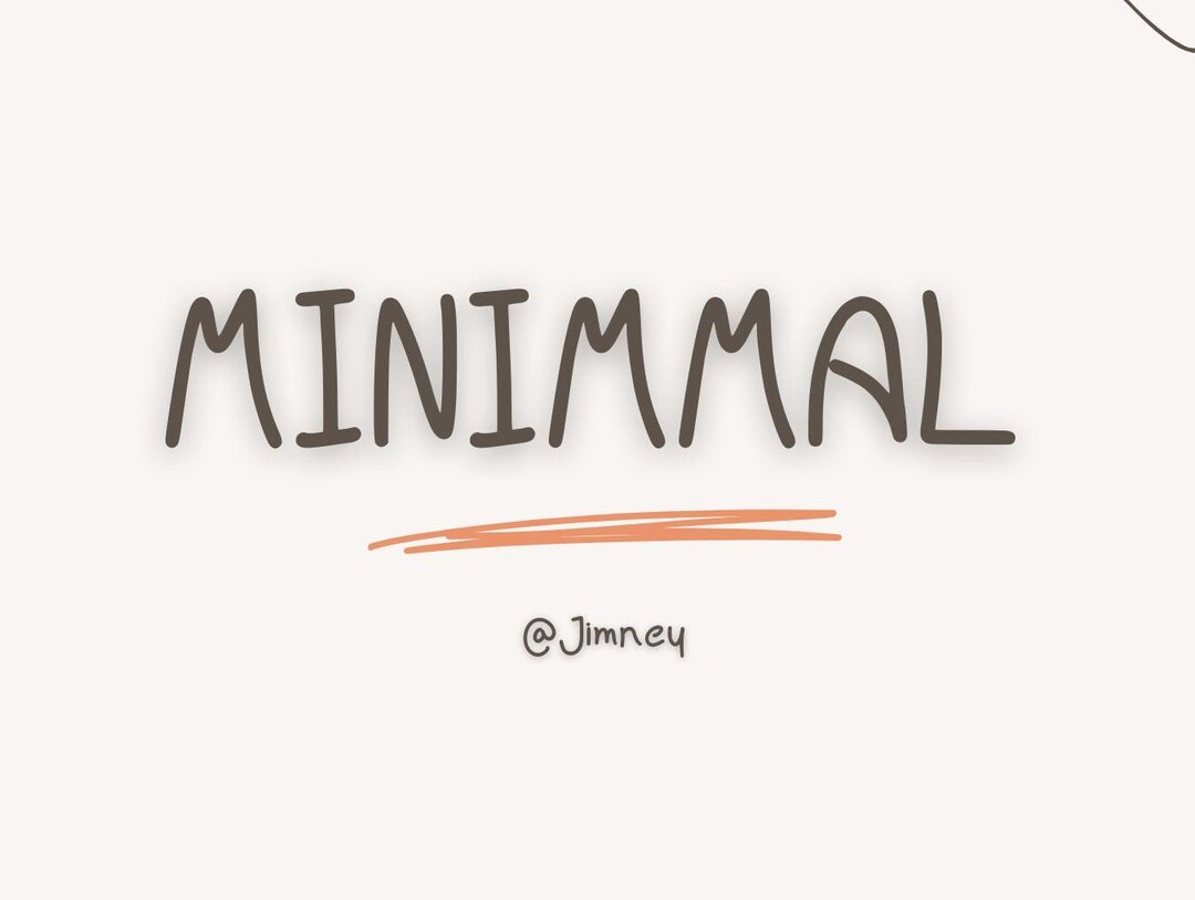 Minimmal,handle Font,procreat Font, Font Goodnote,letter Font,minimal ...