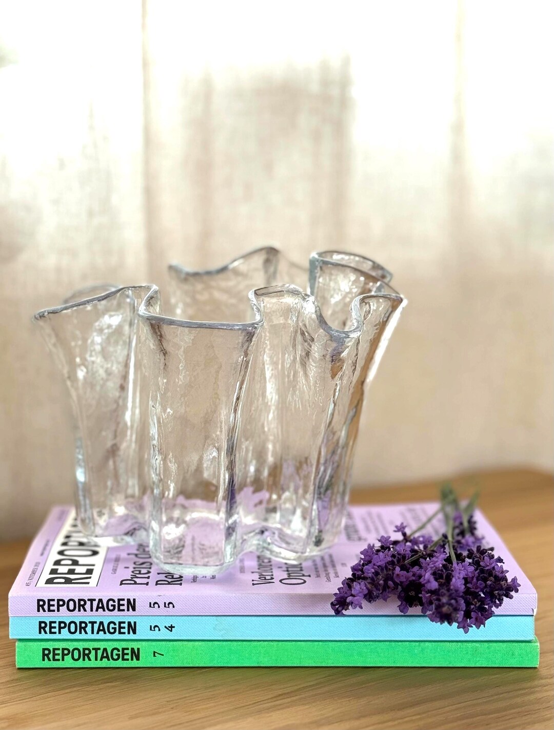 Vintage Muurla Glass Vase “eva” – Pertti Kallioinen Finnish Mid-century ...