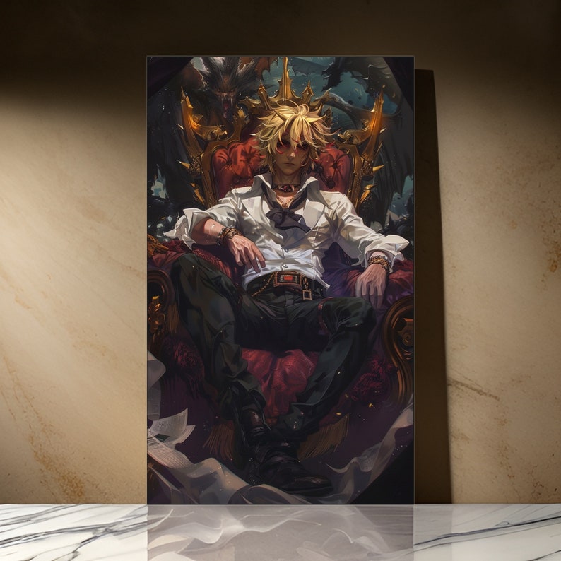 Meliodas Style Art Poster - Etsy