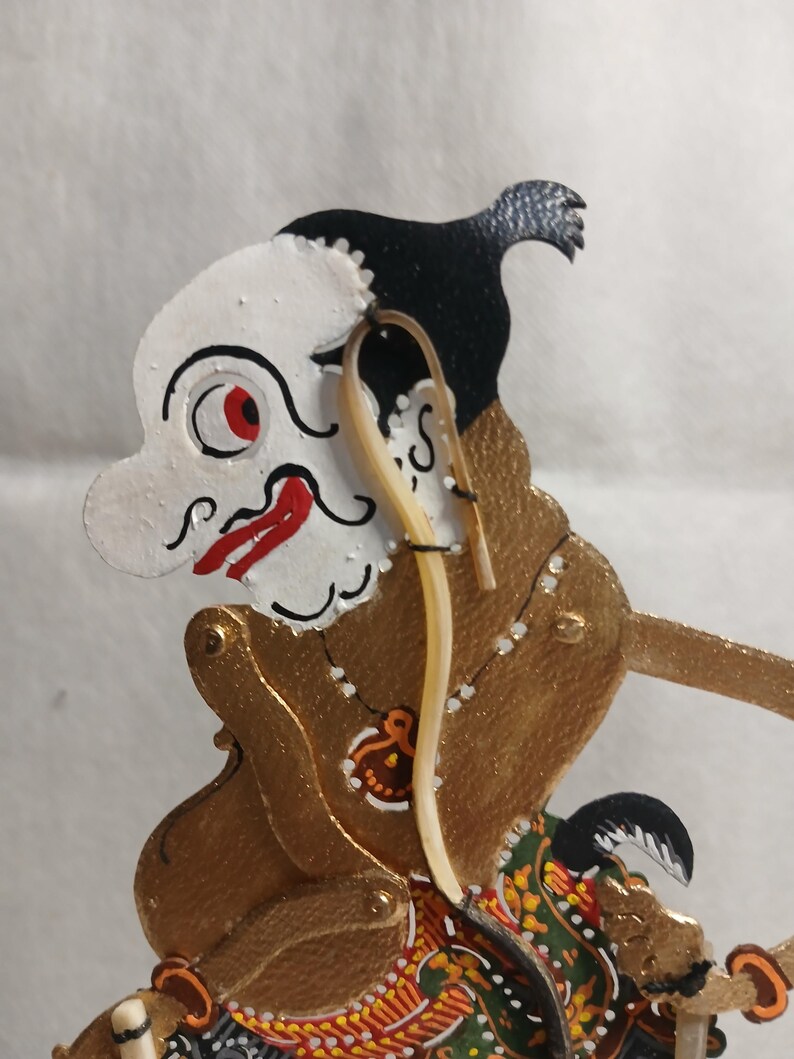 Indoneisan Shadow Puppet Gareng, Javanese Wayang Kulit, Indonesian ...