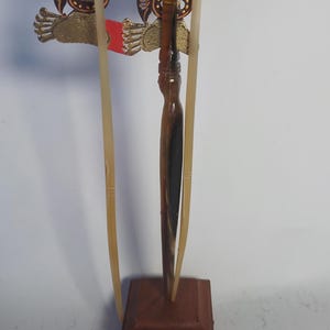 Miniature Indonesian Wayang Kulit, Javanese Shadow Puppet,flat Leather ...