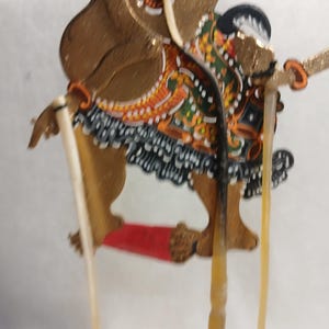 Indoneisan Shadow Puppet Gareng, Javanese Wayang Kulit, Indonesian ...