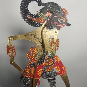 Indonesian Shadow Puppet Bima, Javanese Wayang Kulit, Indonesian Wayang ...