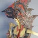 Miniature Indonesian Wayang Kulit, Javanese Shadow Puppet,flat Leather ...