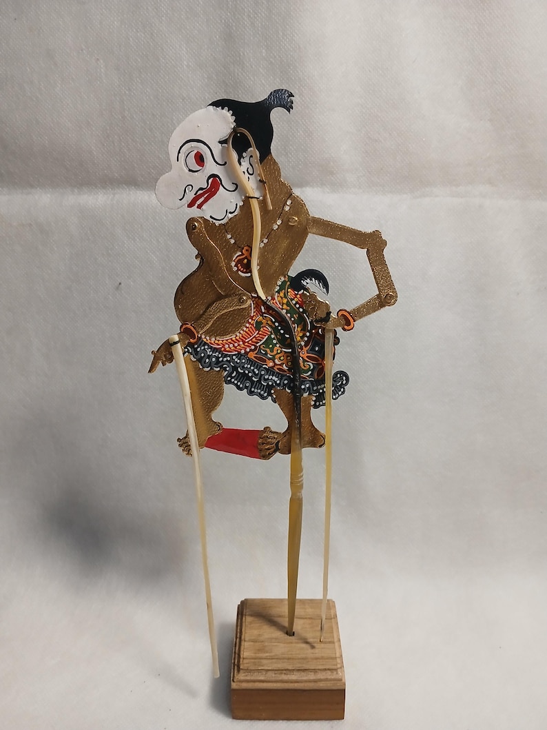 Indoneisan Shadow Puppet Gareng, Javanese Wayang Kulit, Indonesian ...