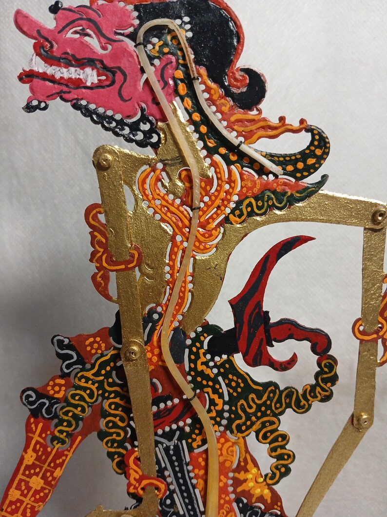 Indoneisan Shadow Puppet Cakil, Javanese Wayang Kulit, Indonesian ...
