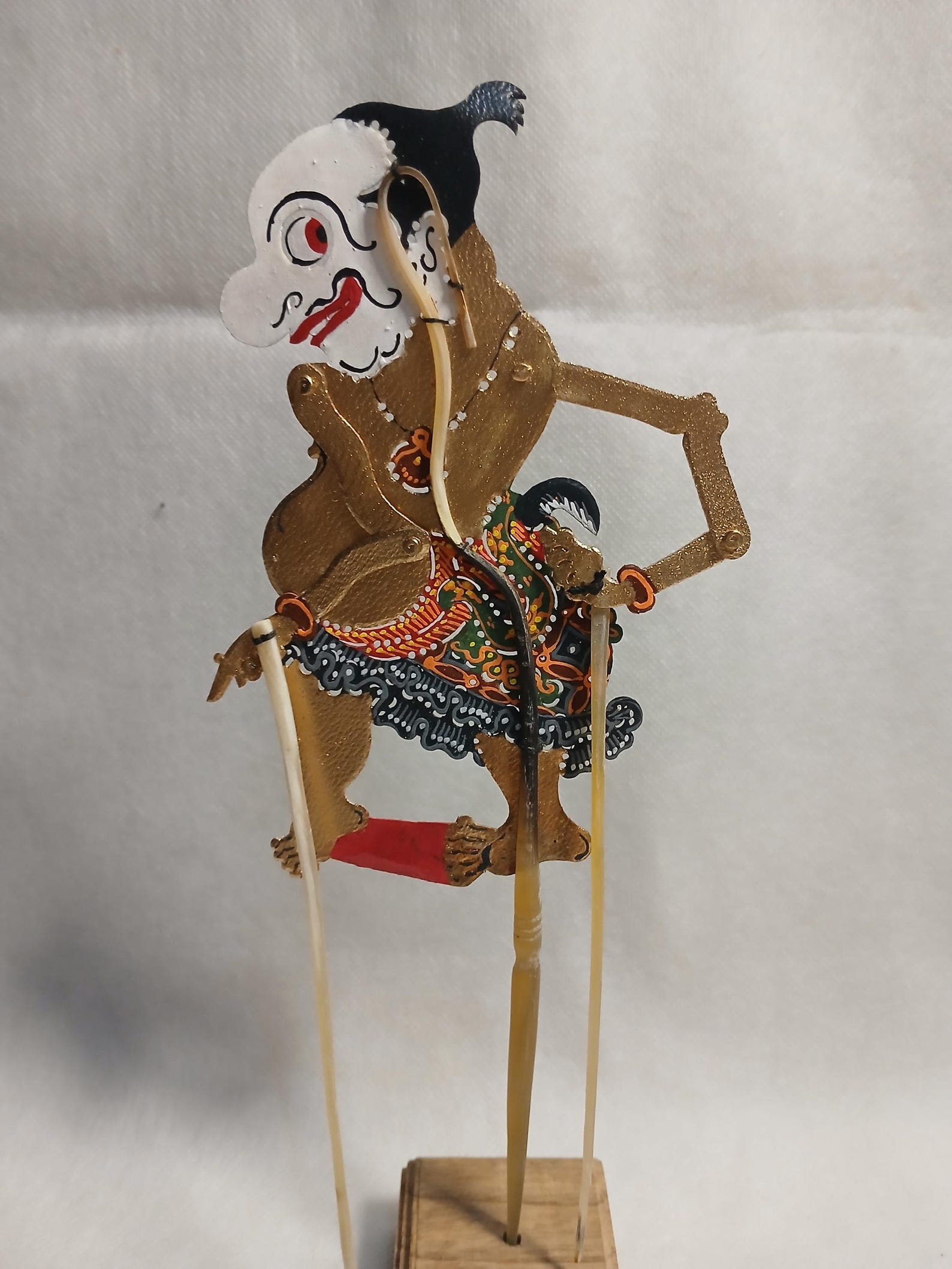 Indoneisan Shadow Puppet Gareng, Javanese Wayang Kulit, Indonesian ...