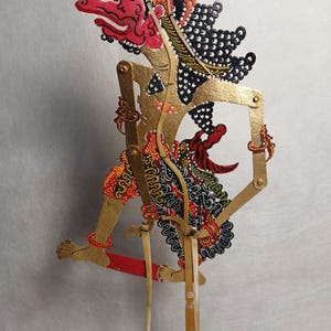 Indoneisan Shadow Puppet Rajamala, Javanese Wayang Kulit, Indonesian ...