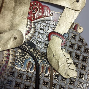 Indonesian Wayang Kulit Semar, Javanese Shadow Puppets, Flat Leather ...