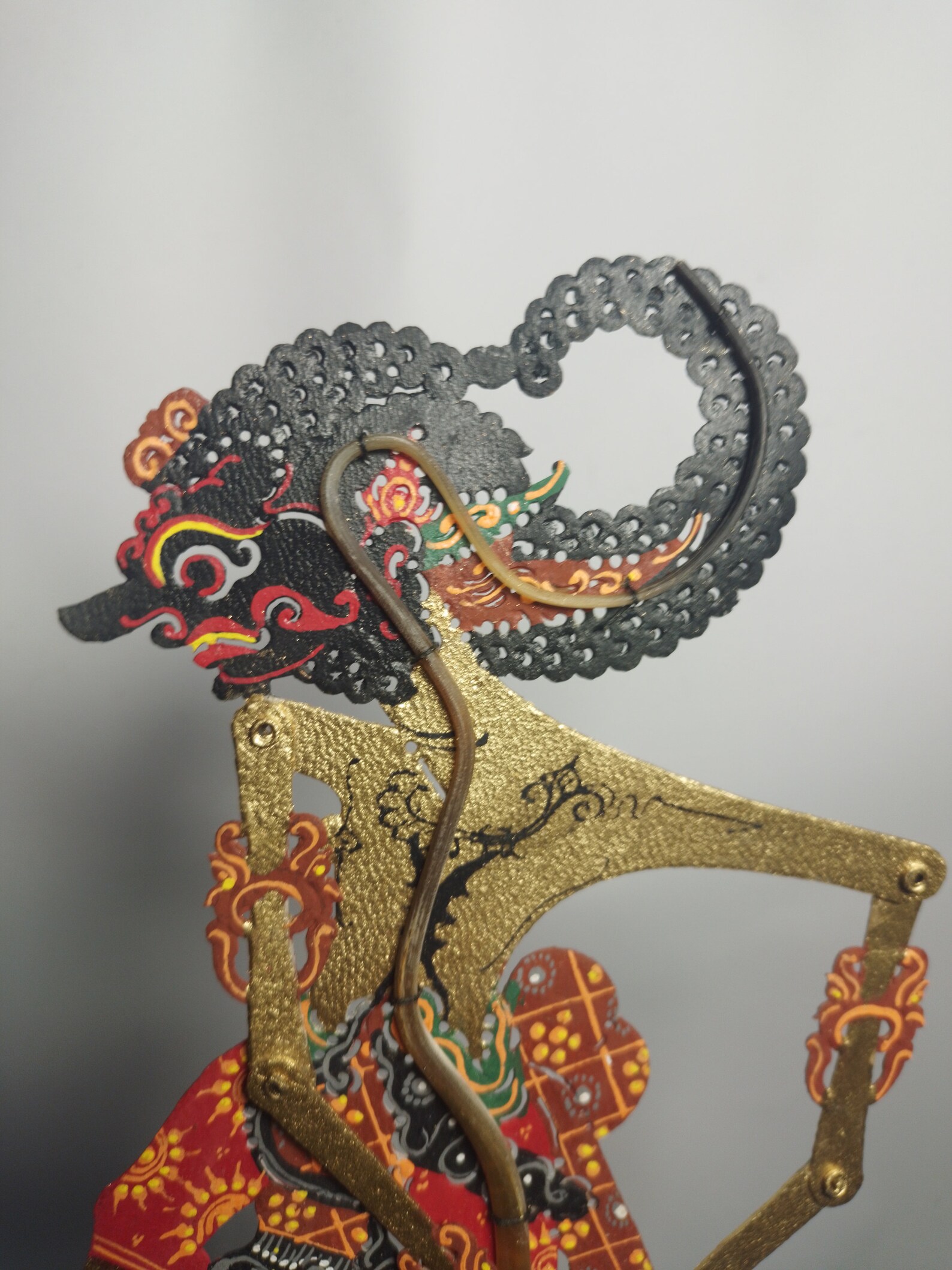 Indonesian Shadow Puppet Bima, Javanese Wayang Kulit, Indonesian Wayang ...