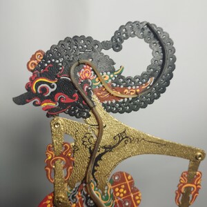 Indonesian Shadow Puppet Bima, Javanese Wayang Kulit, Indonesian Wayang ...