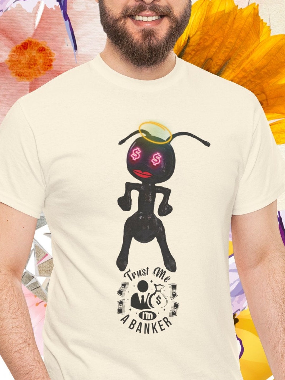 The Ant Banker My Mood T-shirt the Angry Ant Funny Casual Style Unisex ...