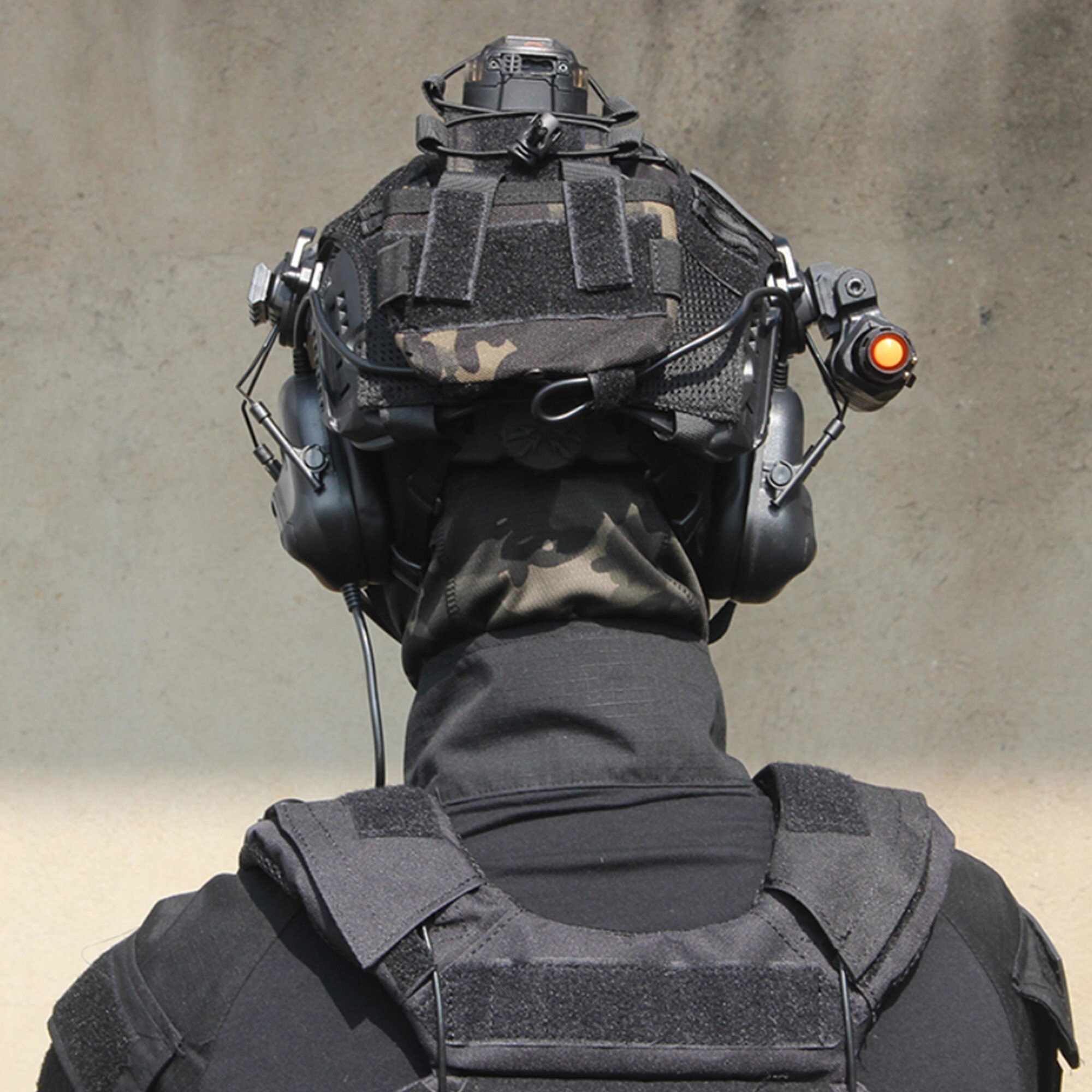 Tactical Helmet Four-eye Tube Night Vision Set for Military Fans ...