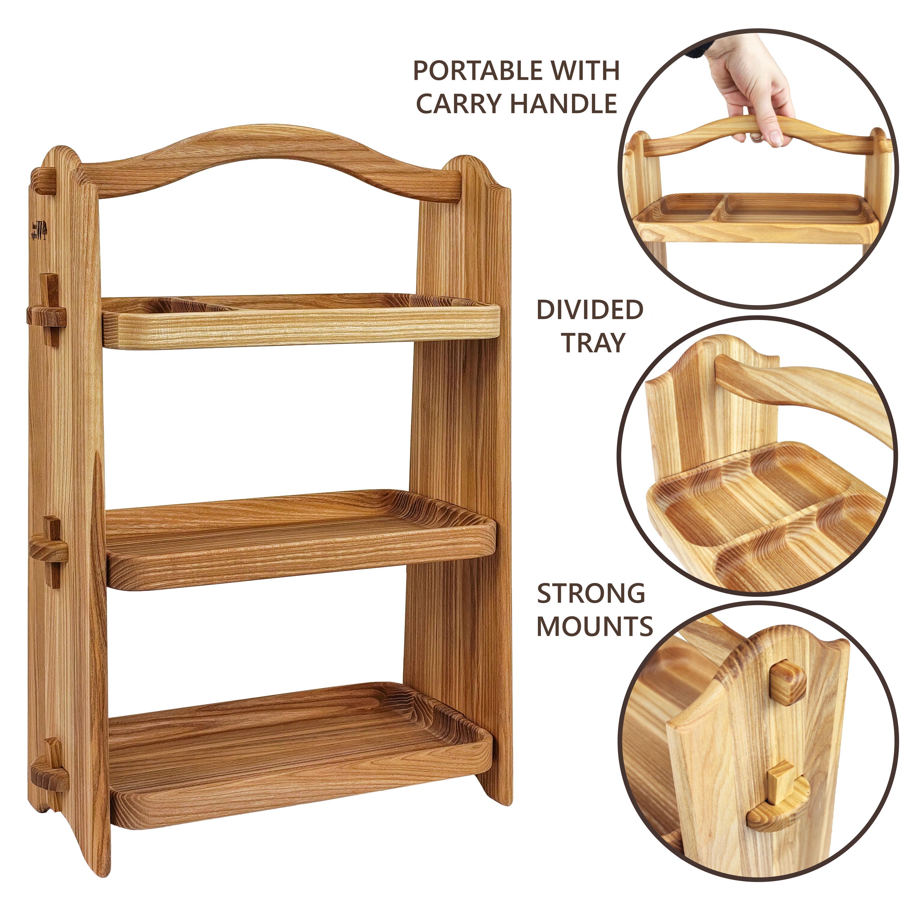 3-tier Storage Organizer, Desk Shelf, Shelf Organizer for Bathroom ...