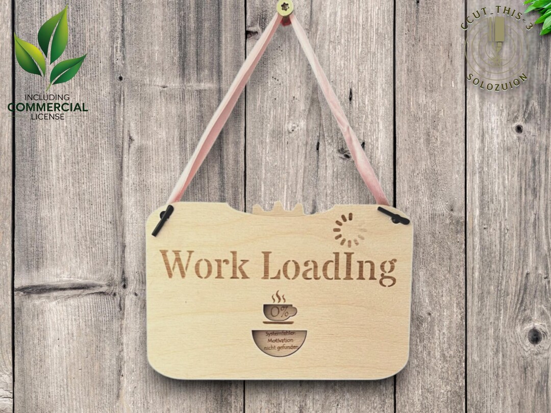 Laser Cut File Work Loading Mood Barometer Xcs Svg DIY Gift for ...