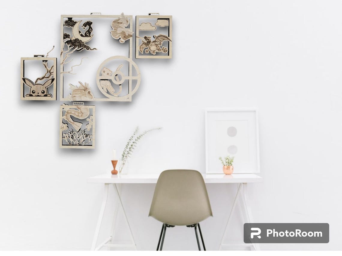 Laser Cut File Action Pictures Pokemon, Xcs, Svg, to Give Away or as ...