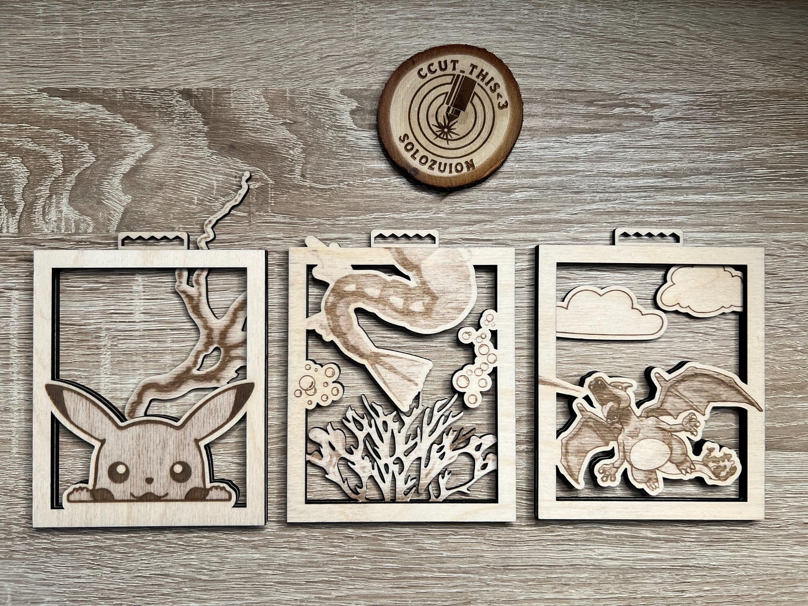 Laser Cut File Action Pictures Pokemon, Xcs, Svg, to Give Away or as ...