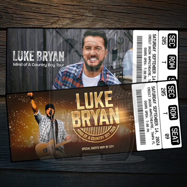 Luke Bryan - Etsy
