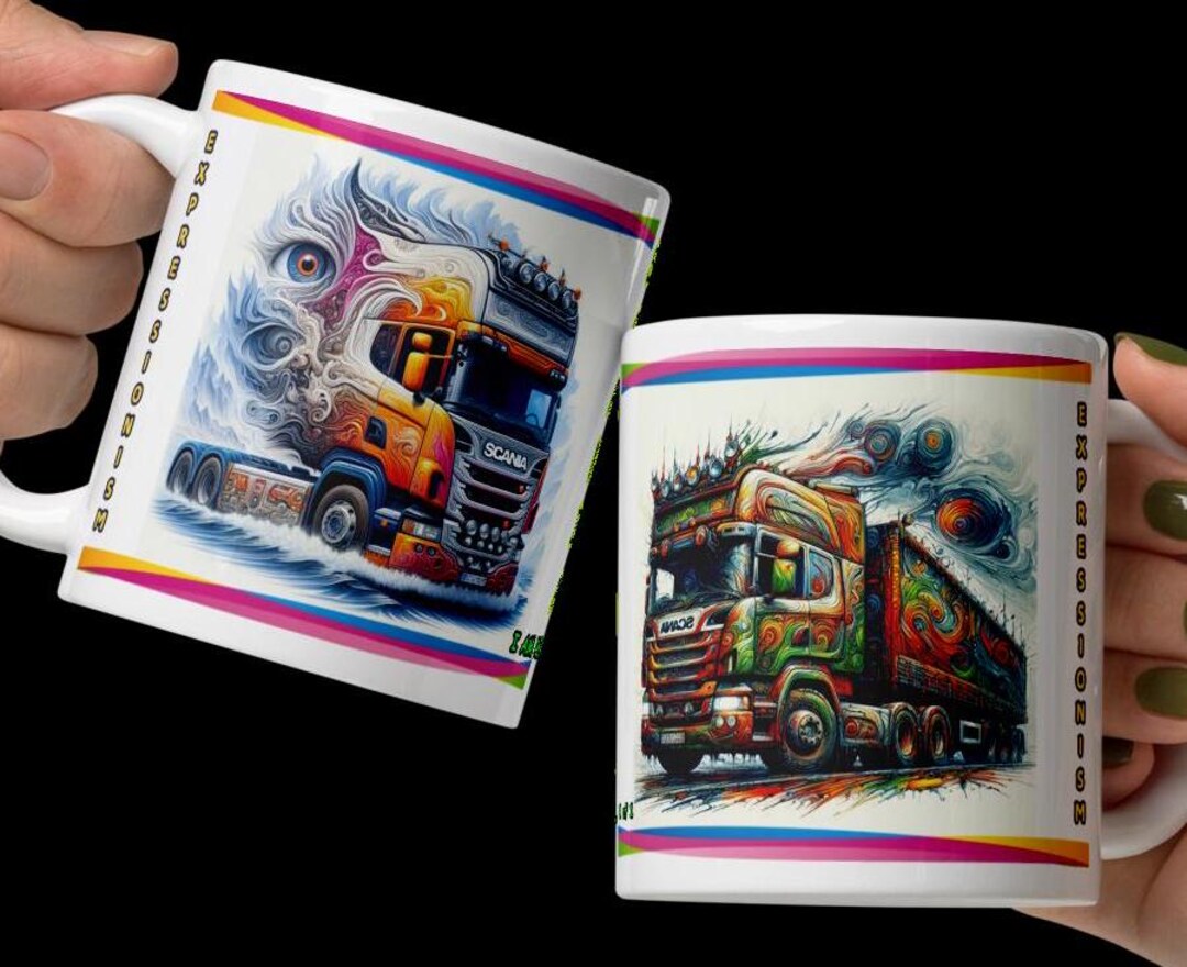Fantasy Expressionism Scania Lorry 1 of 1 Coffee Mug - Etsy