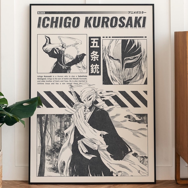 Ichigo Kurosaki Manga Panels - Etsy