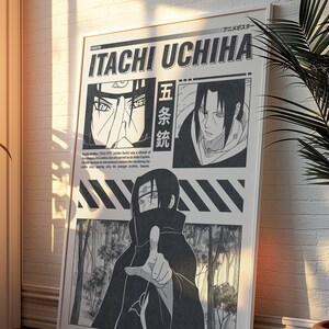 Itachi Uchiha Manga Poster, Anime High Quality Digital Print. - Etsy