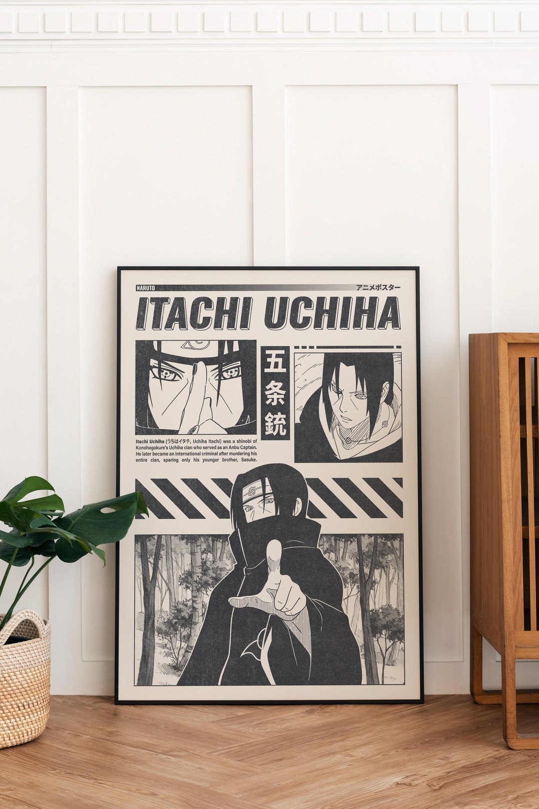 Itachi Uchiha Manga Poster, Anime High Quality Digital Print. - Etsy