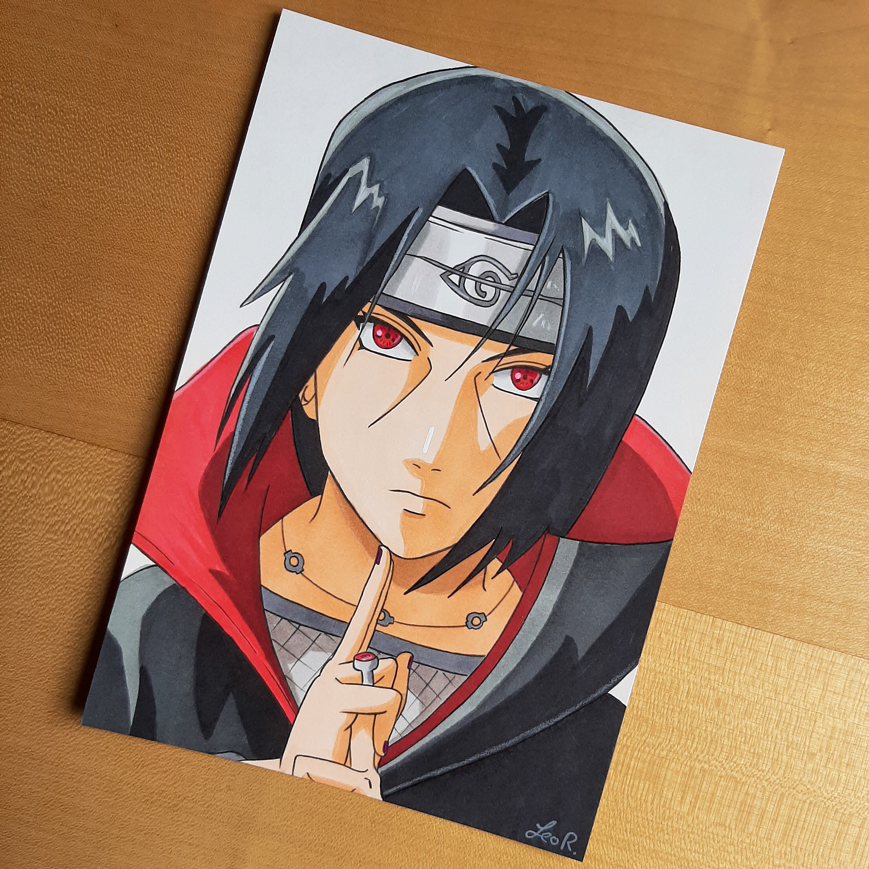 Anime Fanart / Original Drawing / Paper / Shinobi - Etsy