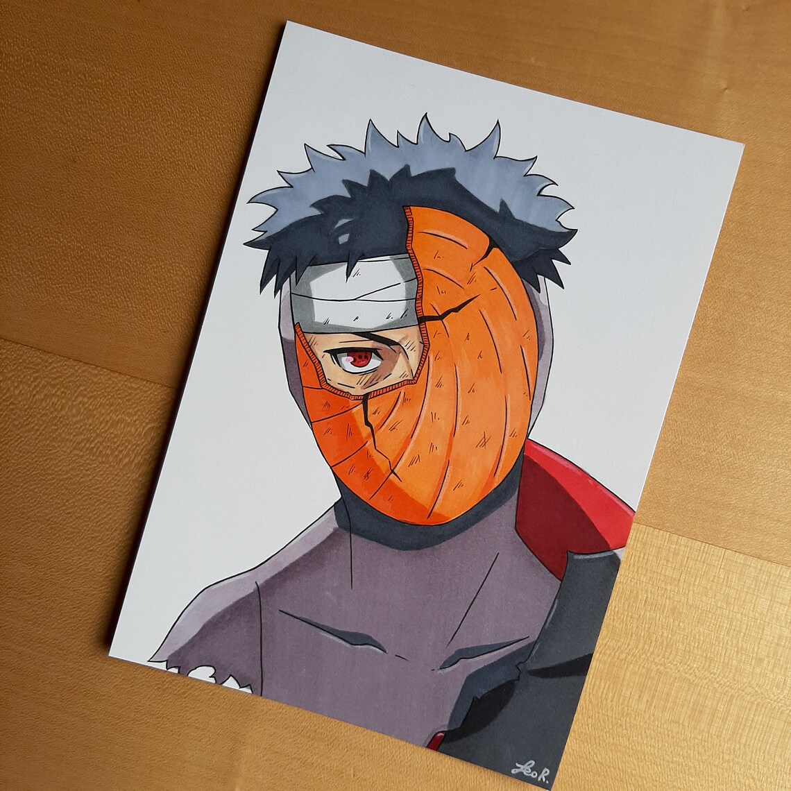 Anime Fanart / Original Drawing / Paper / Shinobi - Etsy